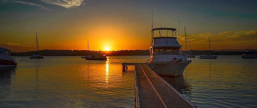 The Lake- Yellow Sunset | Sand Lake House
